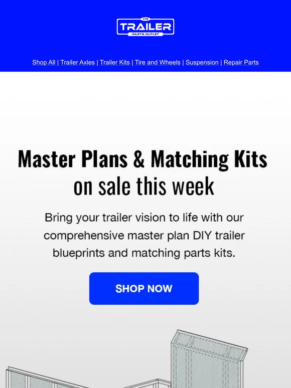The Trailer Parts Outlet: ON SALE: Masterplan DIY Trailer Blueprints ...