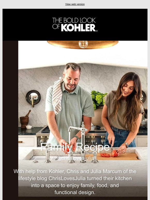 Kohler: Explore @ChrisLovesJulia’s Kitchen Updates | Milled