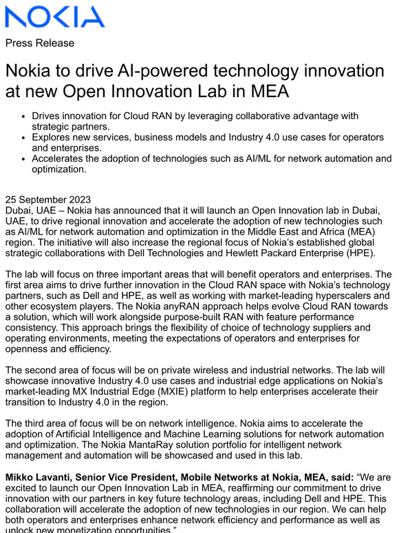 Withings: Nokia to drive AI-powered technology innovation at new Open ...