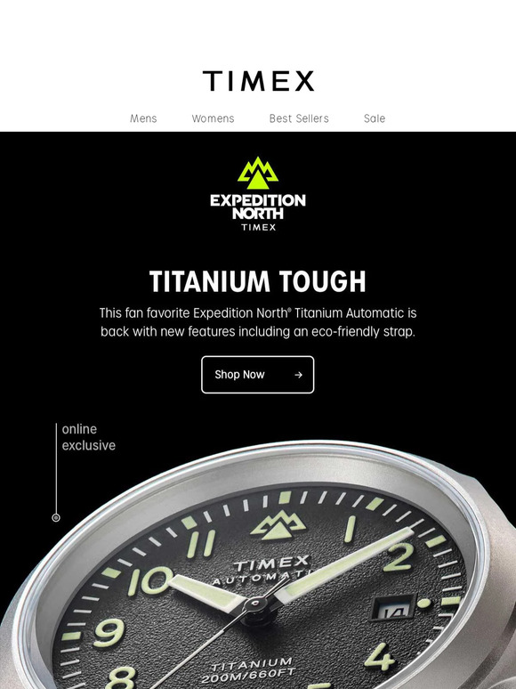 Timex: New Expedition North - Titanium Tough | Milled
