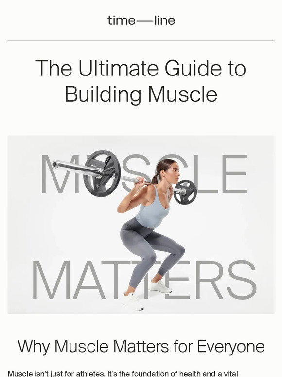 Timeline Nutrition: The Ultimate Guide to Building Muscle | Milled