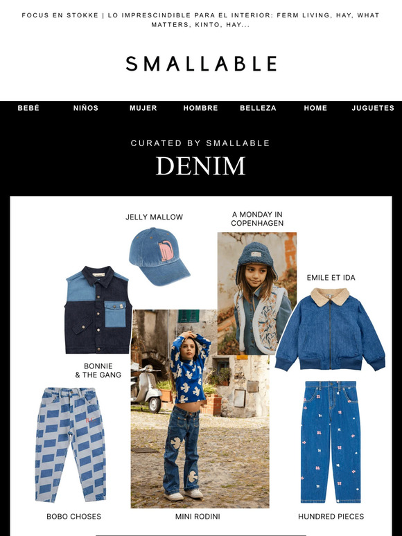 Smallable: Especial en Denim para toda la familia: Bobo Choses, Agolde ...