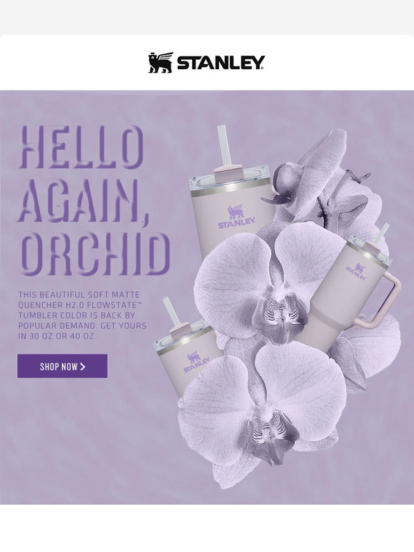 Stanley: Orchid Soft Matte Quencher Is Back 💜 | Milled