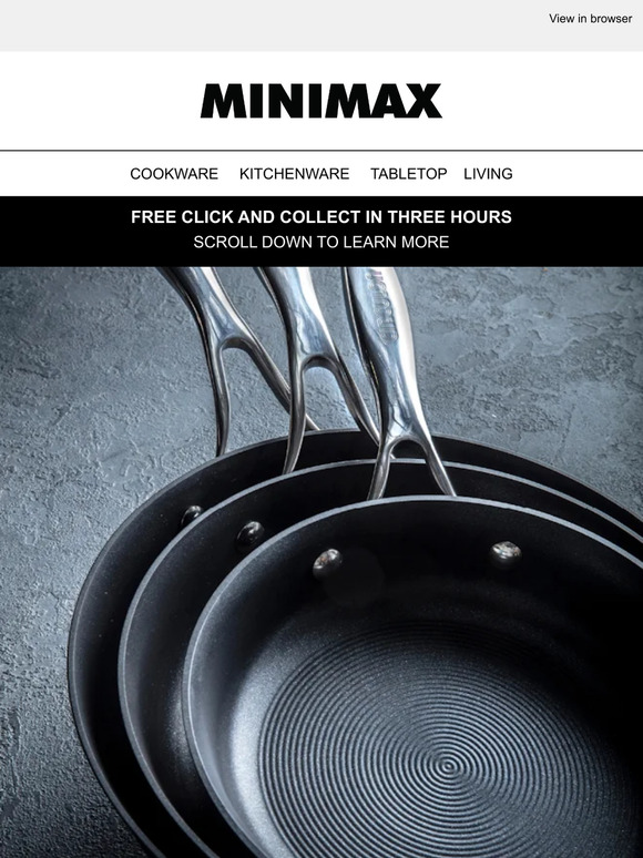 Minimax: 75% Off Circulon Style Triple Pack | Milled