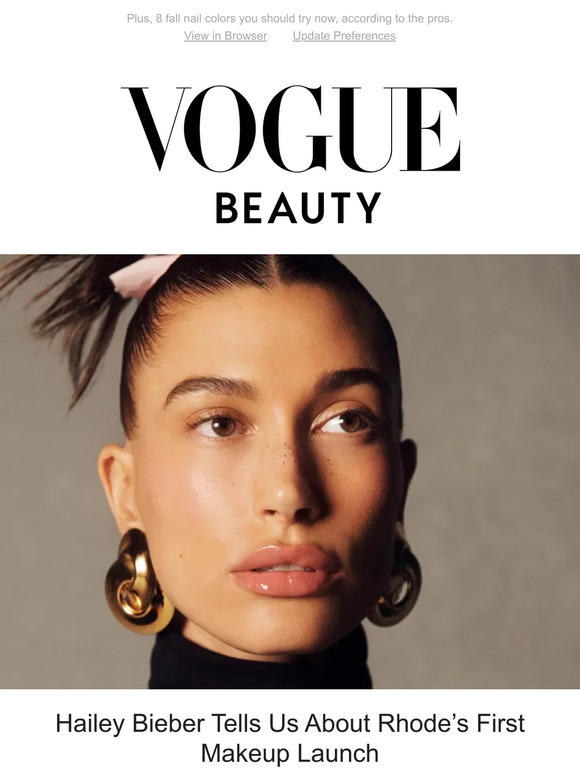 VOGUE: Hailey Bieber Tells Us About Rhode’s First Makeup Launch | Milled