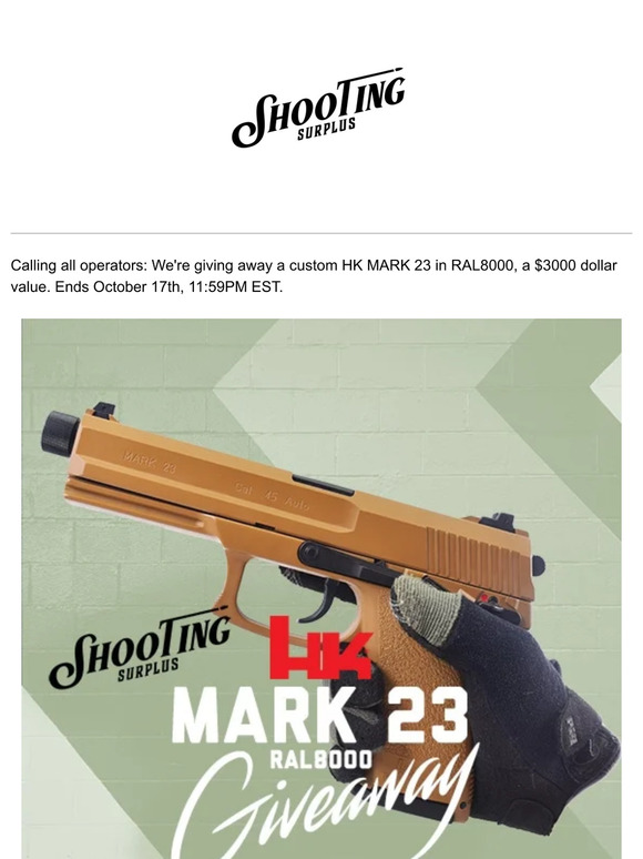Shooting Surplus: Calling all operators: We're giving away a custom HK ...