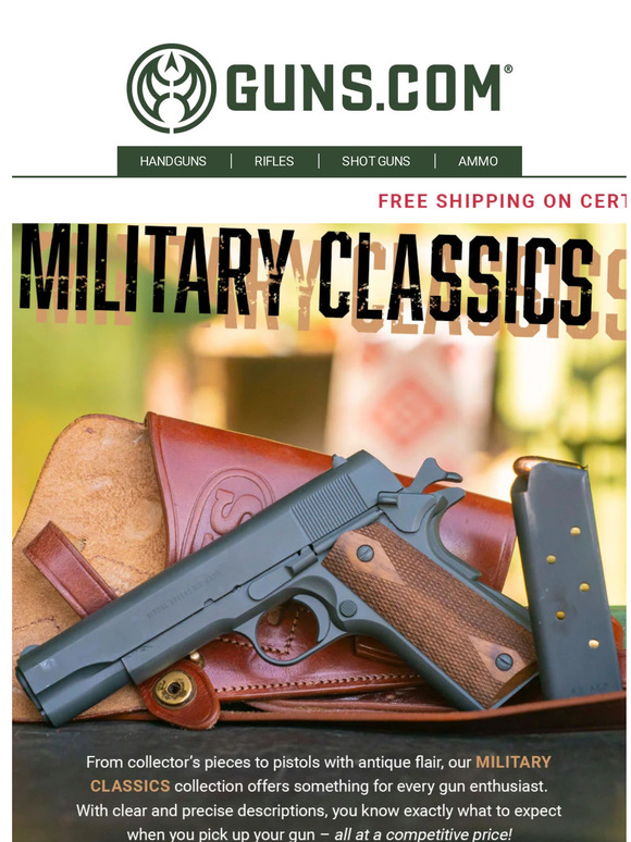 Guns.com: For Collector's Pieces & Guns With Antique Flair, Shop Our ...