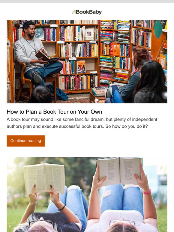 BookBaby: How to plan a book tour on your own | Milled