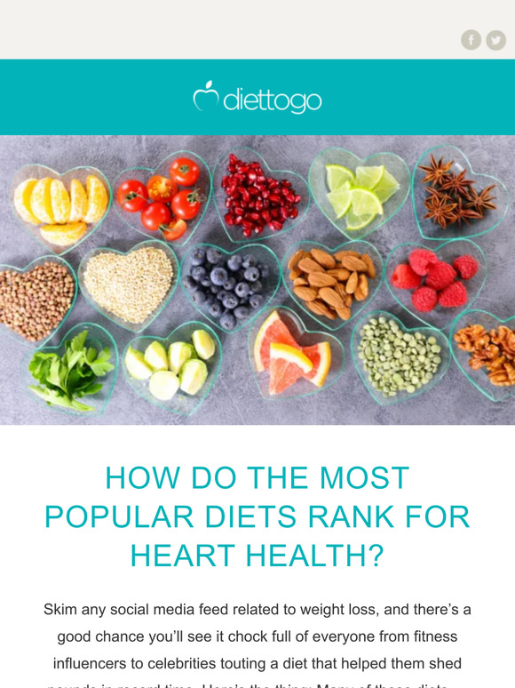 Diet-to-Go: How Do the Most Popular Diets Rank for Heart Health? | Milled