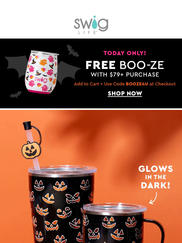 Swig Life: Want a FREE Cup of Boo-ze? 👻 | Milled