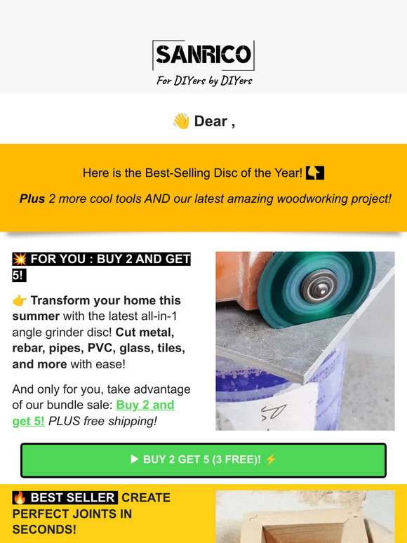 Sanrico: 🛠 The 2023 Best-Selling Tools You Can't Miss! 🔥 | Milled
