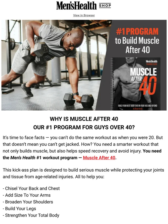 Men'sHealth: The Ultimate Workouts for Men Over 40 💪 | Milled