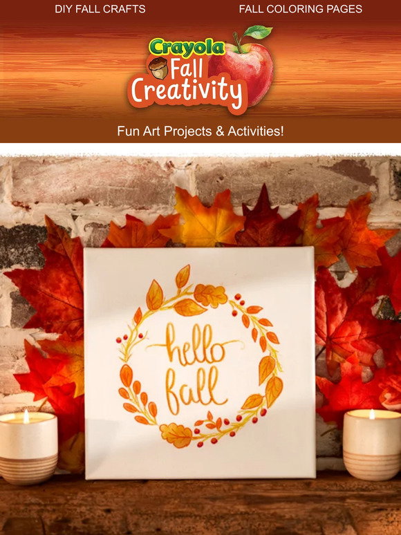 Crayola: Fall-tastic Fun: Crafts & Coloring Pages! | Milled