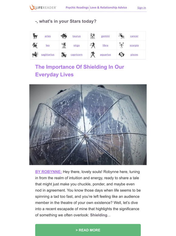 LifeReader: The Importance Of Shielding In Our Everyday Lives⚡️ | Milled