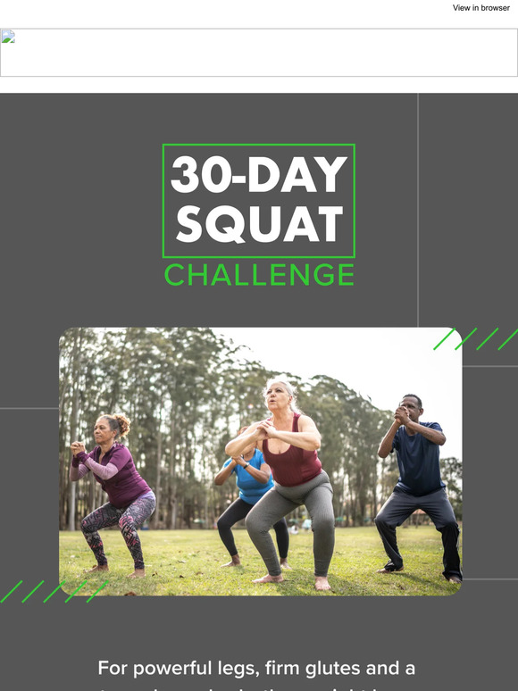 Livestrong.com: This 30-Day Squat Challenge Sculpts Powerful Legs and a ...