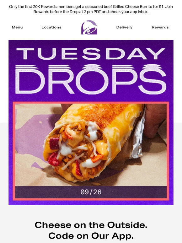 Taco Bell: Melty, grilled burrito for $1? You got it. | Milled