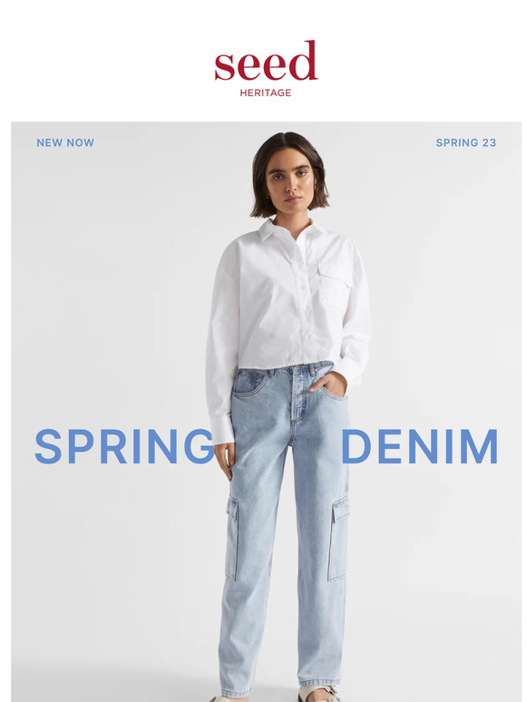 seed heritage: Light Denim | Seed Woman | Milled