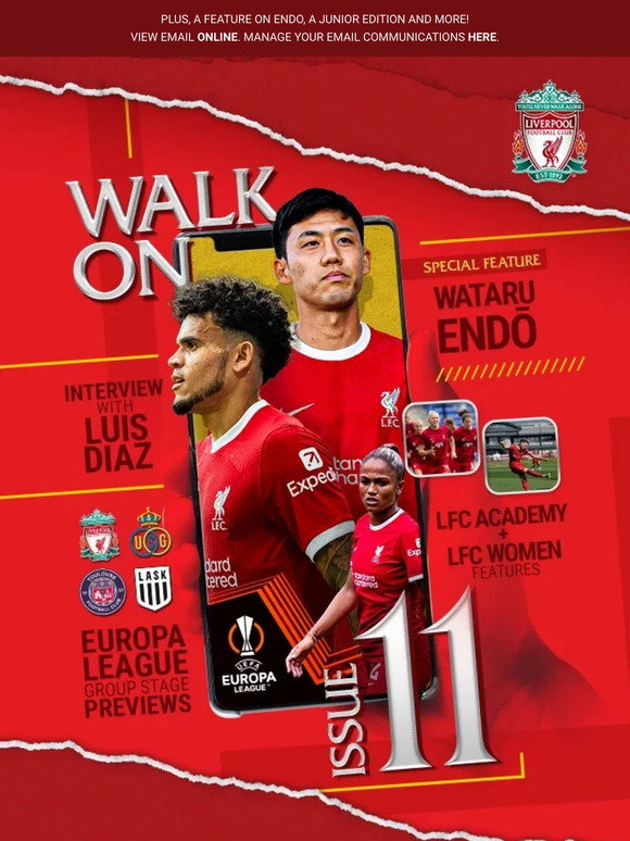 Liverpool FC: Read an interview with Luis Diaz in the new issue of Walk ...