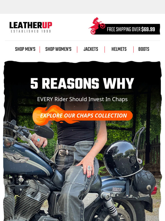 LeatherUp.com: Why wear chaps? Discover the top 5 benefits! | Milled
