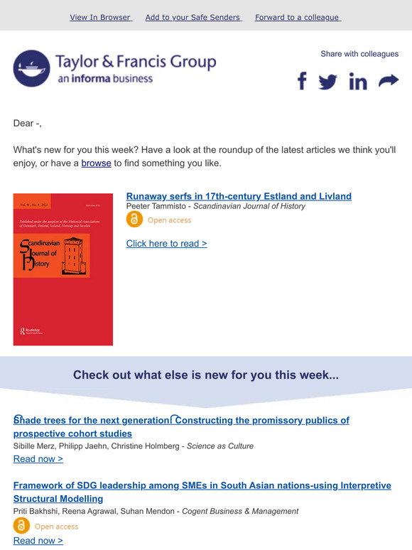 Routledge: "Runaway serfs in 17th-century Estland and Livland" is ready ...