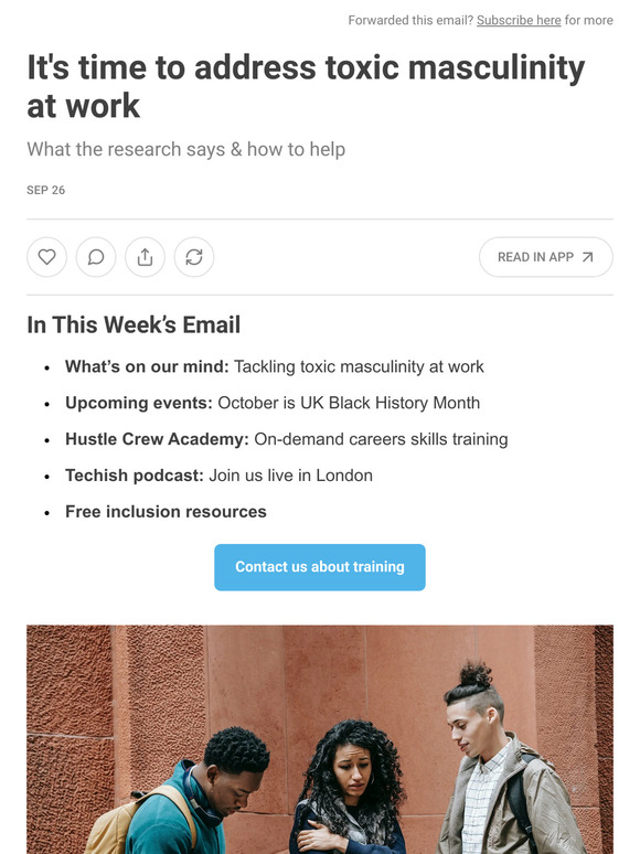 Dream Big. Hustle Hard.: It's time to address toxic masculinity at work ...