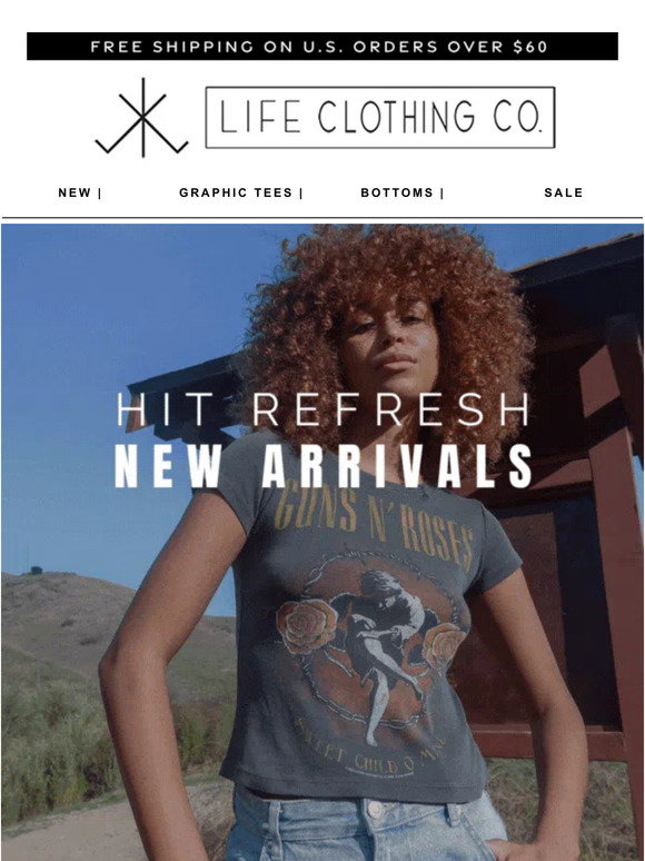 Life Clothing Co: Tune In: New Arrivals Now Available! | Milled