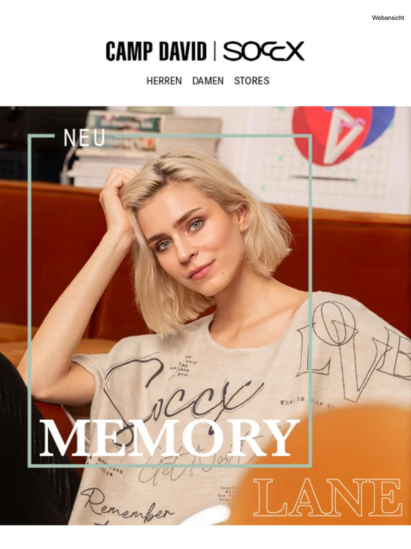 CAMP DAVID: Neu: Memory Lane 😍 | Milled