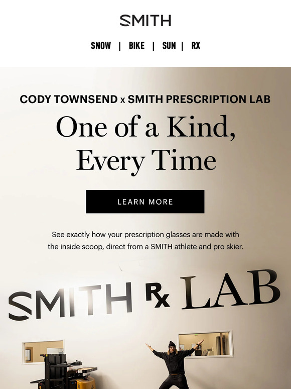 Smith Optics Get Prescription Glasses With Cody Townsend Milled