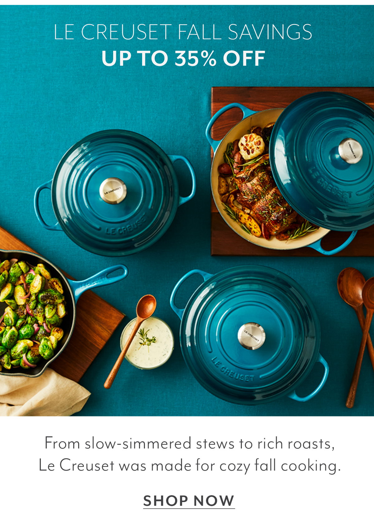 Sur la Table: Fall colors arrive early with Le Creuset savings. | Milled