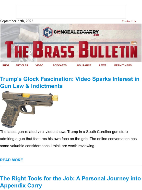 Concealed Carry: Trump Glock, Mitch's Journey, Gun Violence Stats, New ...