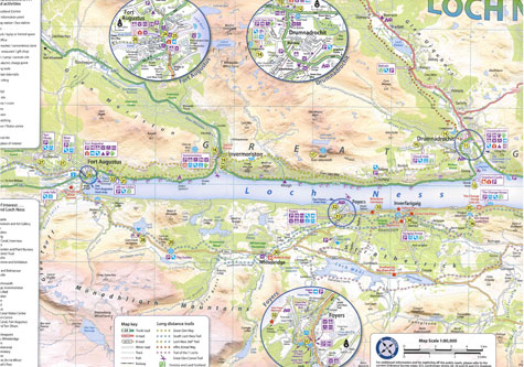 Stanfords: Our map of the month for October is Explore Loch Ness map ...