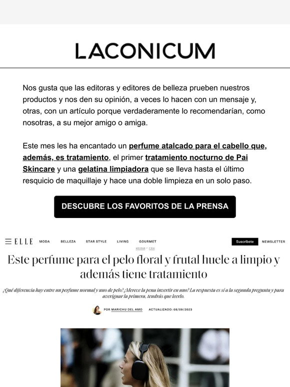 Laconicum: La prensa habla maravillas de un perfume que cuida el ...