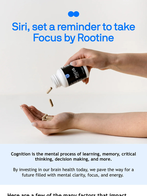 Rootine: Your daily reminder to prioritize brain health 🧠 | Milled