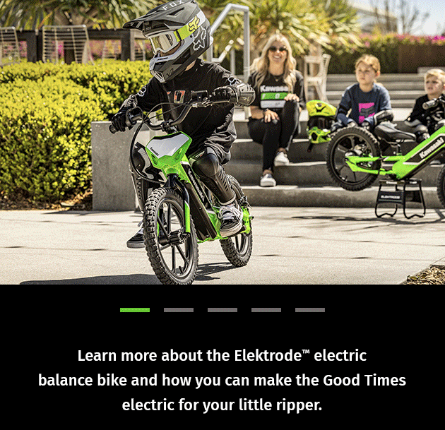 Kawasaki: 2-wheel fun starts on the Elektrode electric balance bike ...