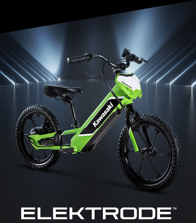 Kawasaki: 2-wheel fun starts on the Elektrode electric balance bike ...