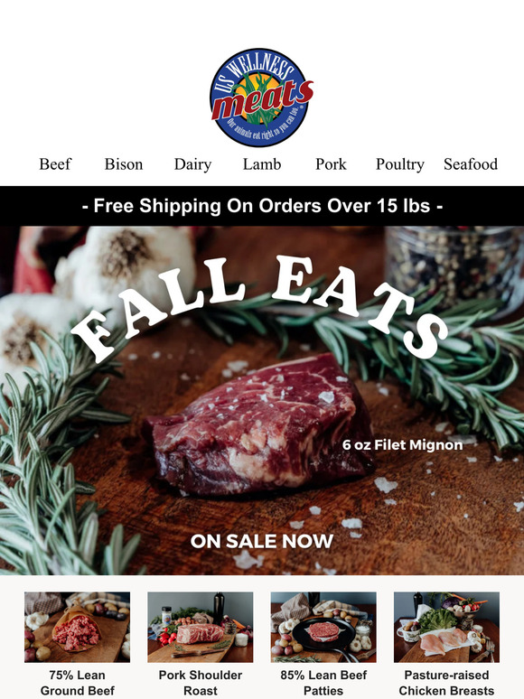 Grassland Beef: Fall Fun + Flavors : Shop Filet Mignon, Ground Beef ...