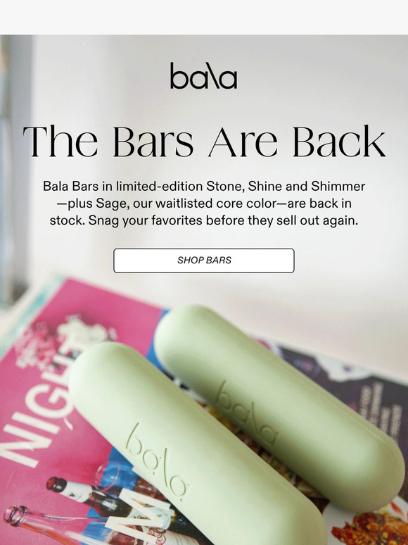 Bala: Our most-loved Bala Bars are back | Milled