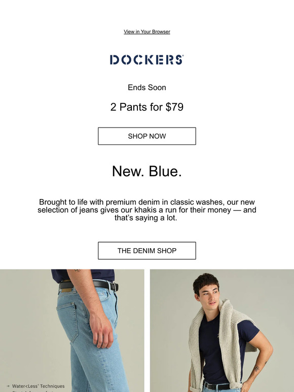 Dockers: It’s new. It’s blue. | Milled