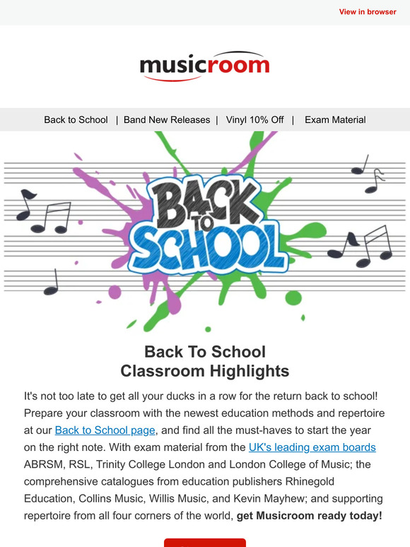 Musicroom: Back To School Classroom Highlights | Milled