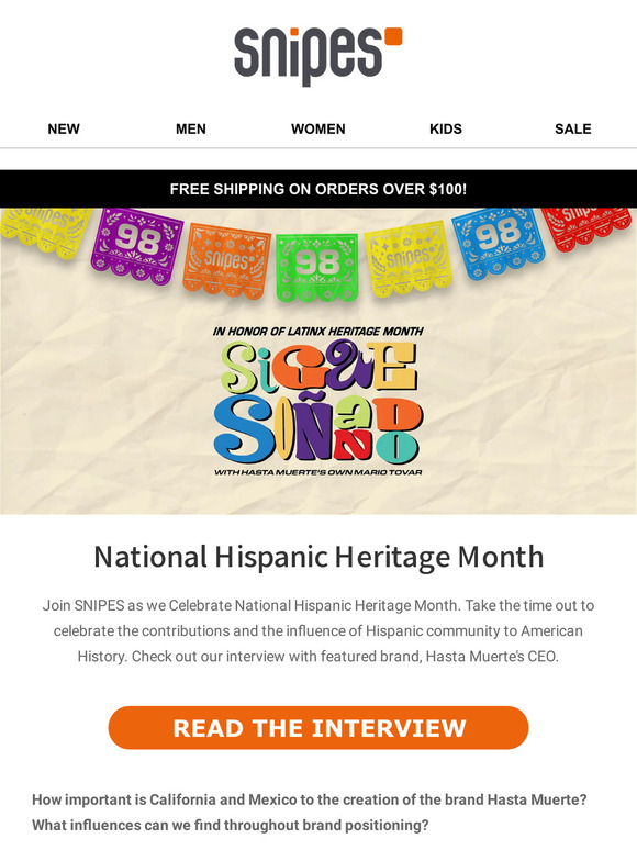 KicksUSA: Celebrate Hispanic Heritage Month | Milled
