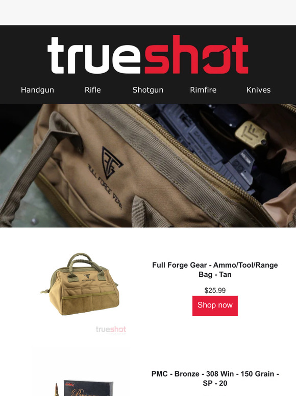 True Shot Gun Club: Discover the Full Forge Gear Range Bag: Your ...