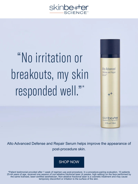 SkinBetter Science: Help Improve the Appearance of Post-procedure Skin ...