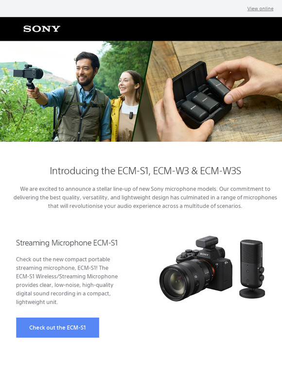 Sony: Meet Our Newest Microphone Models! | Milled