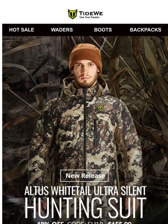 TideWe: Introducing Our Altus Whitetail Ultra Silent Hunting Suit | Milled