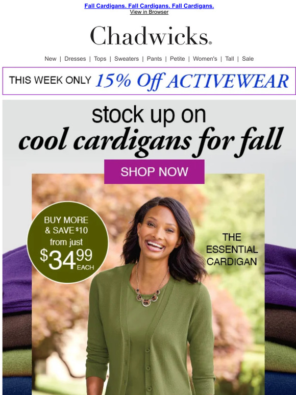CHADWICKS™: The Best Cardigan ~ EVER ~ Pair With Our Perfect Tank ~ Shop Now | Milled
