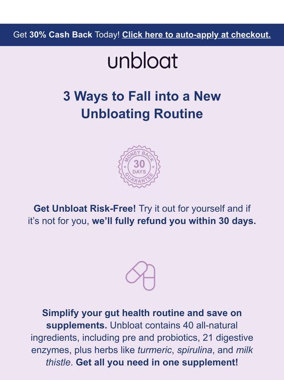 Unbloat: Your New Unbloating Routine 🔥 | Milled
