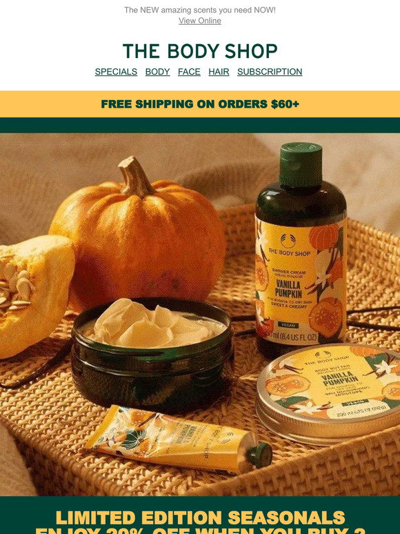 The Body Shop: New Limited Edition Has Arrived! | Milled