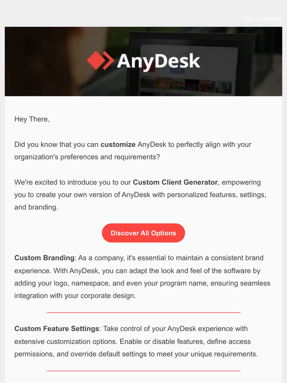 AnyDesk HK: Make AnyDesk your own with diverse customization options ...
