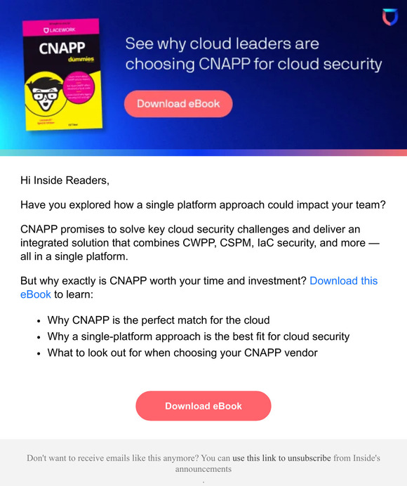 Inside: Cloud security: what is CNAPP? | Milled