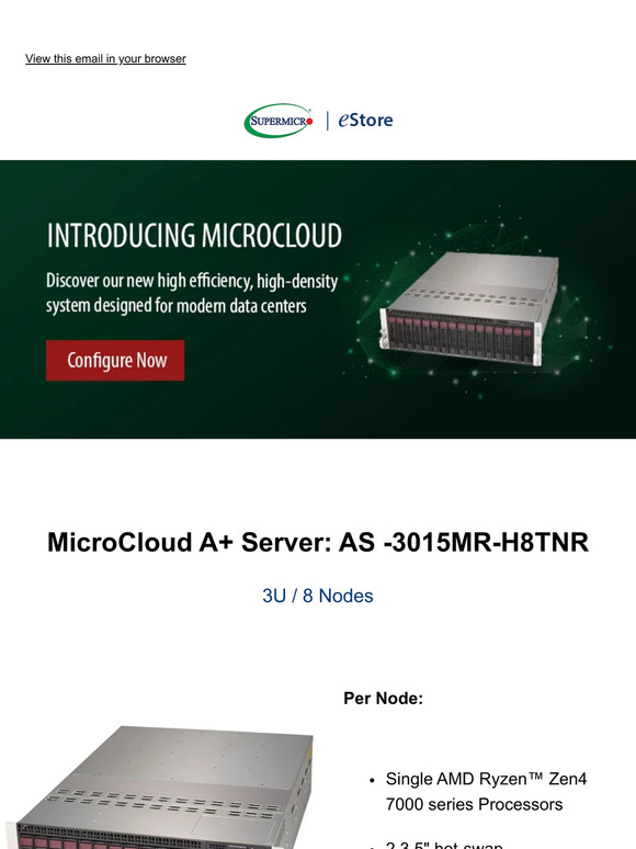 Supermicro: Discover MicroCloud: Our Newest Multi-Node Server | Milled